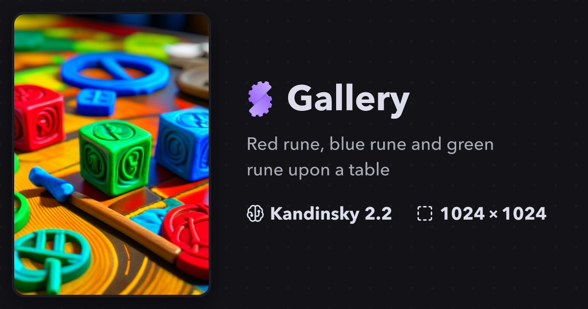 "Red rune, blue rune and green rune up..." | Gallery | Stablecog