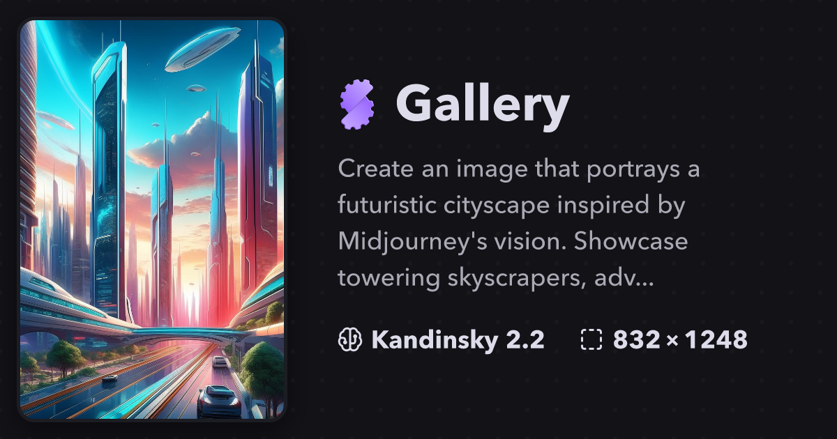 "Create an image that portrays a futur..." | Gallery | Stablecog