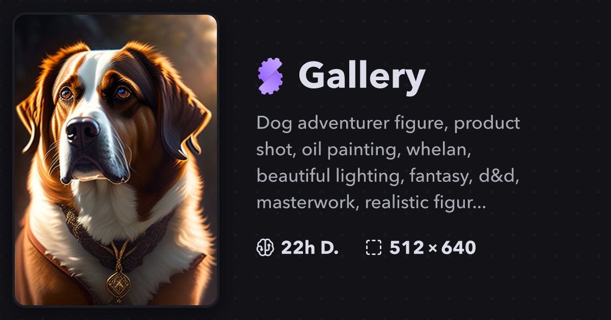 "Dog adventurer figure, product shot, ..." | Gallery | Stablecog