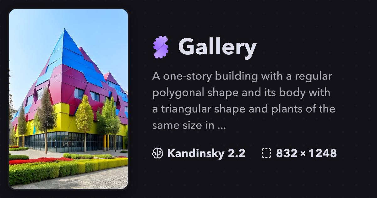 "A one-story building with a regular p..." | Gallery | Stablecog