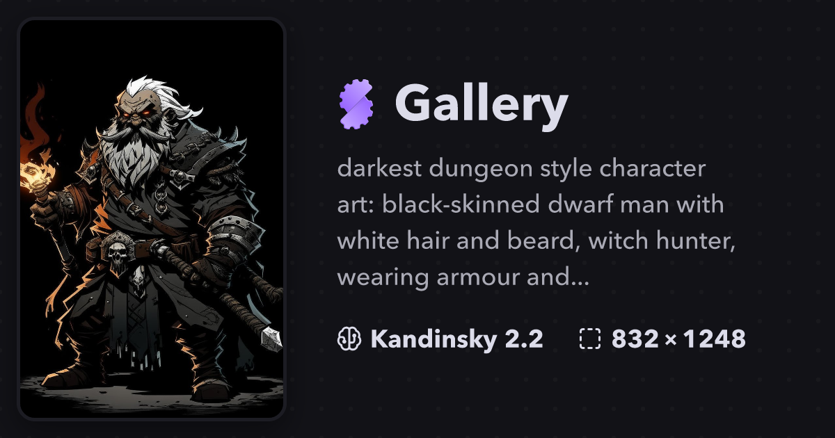 "darkest dungeon style character art: ..." | Gallery | Stablecog