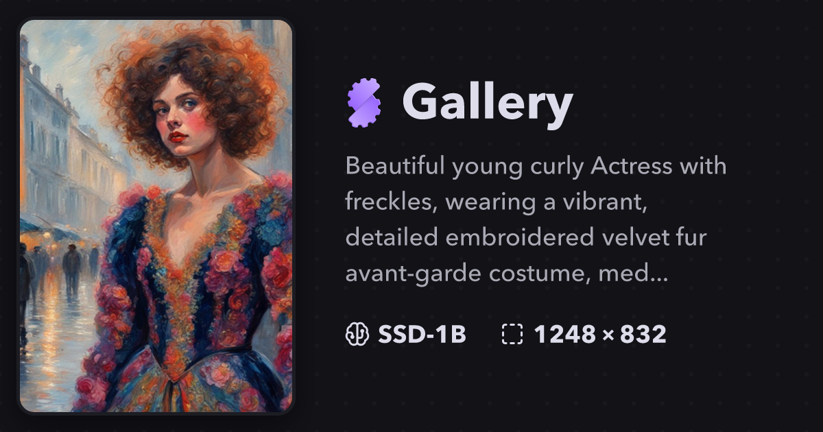 "Beautiful young curly Actress with fr..." | Gallery | Stablecog