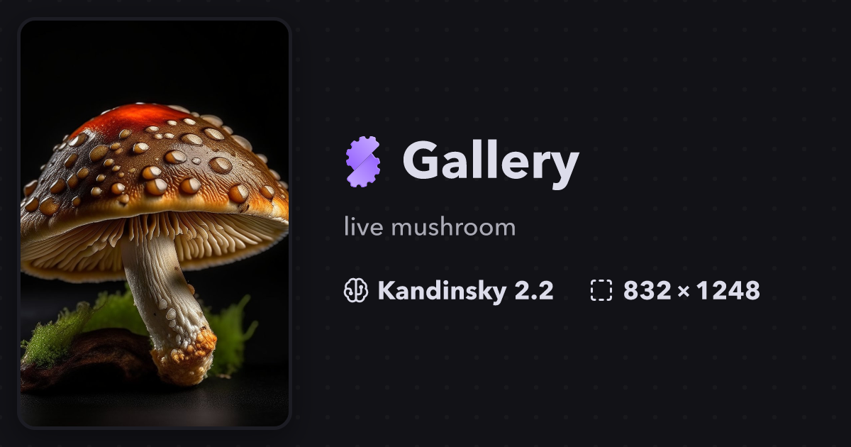 "live mushroom" | Gallery | Stablecog