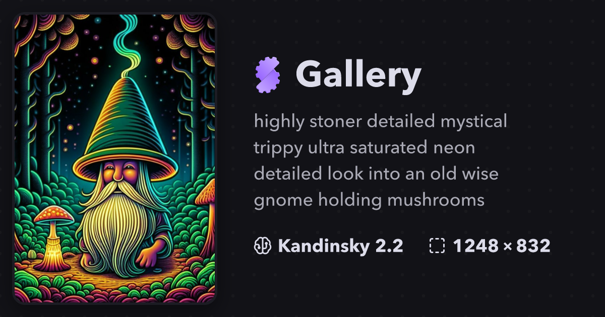 "highly stoner detailed mystical tripp..." | Gallery | Stablecog