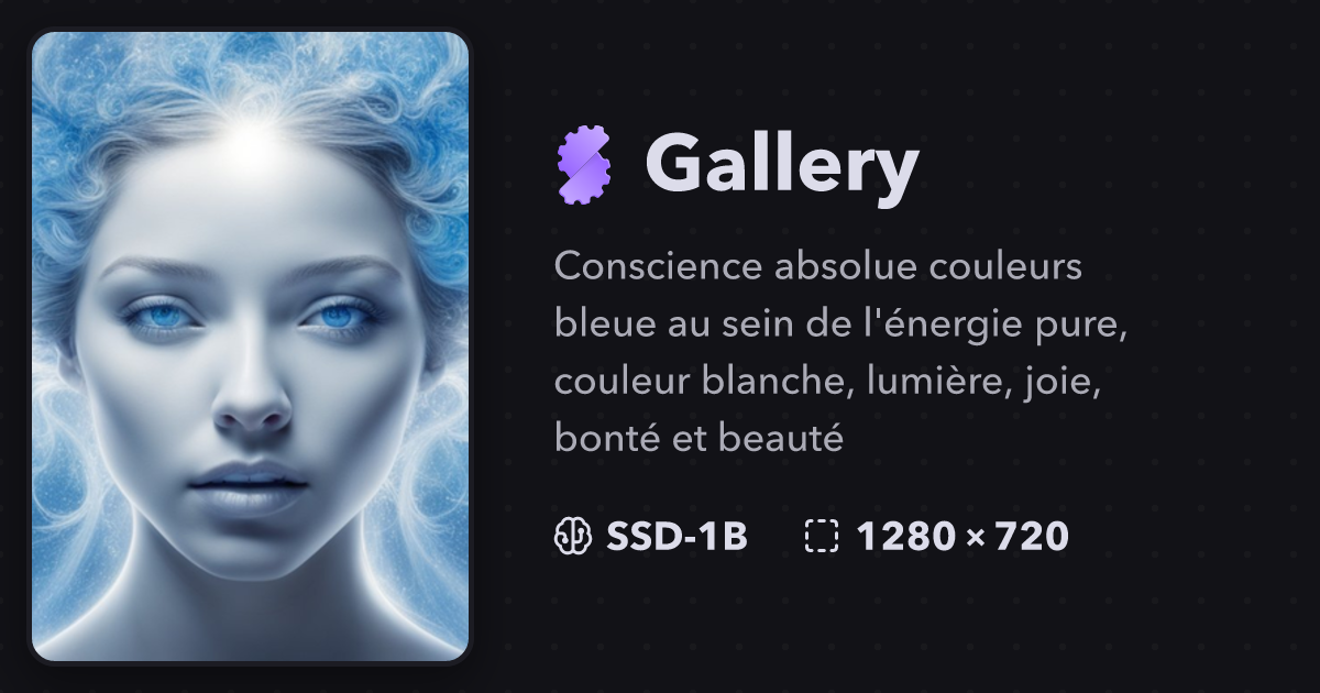 "Conscience absolue couleurs bleue au ..." | Gallery | Stablecog