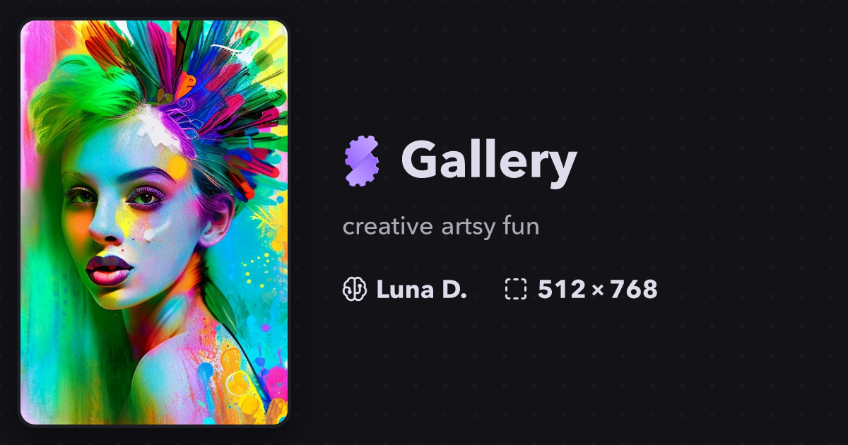 "creative artsy fun" | Gallery | Stablecog