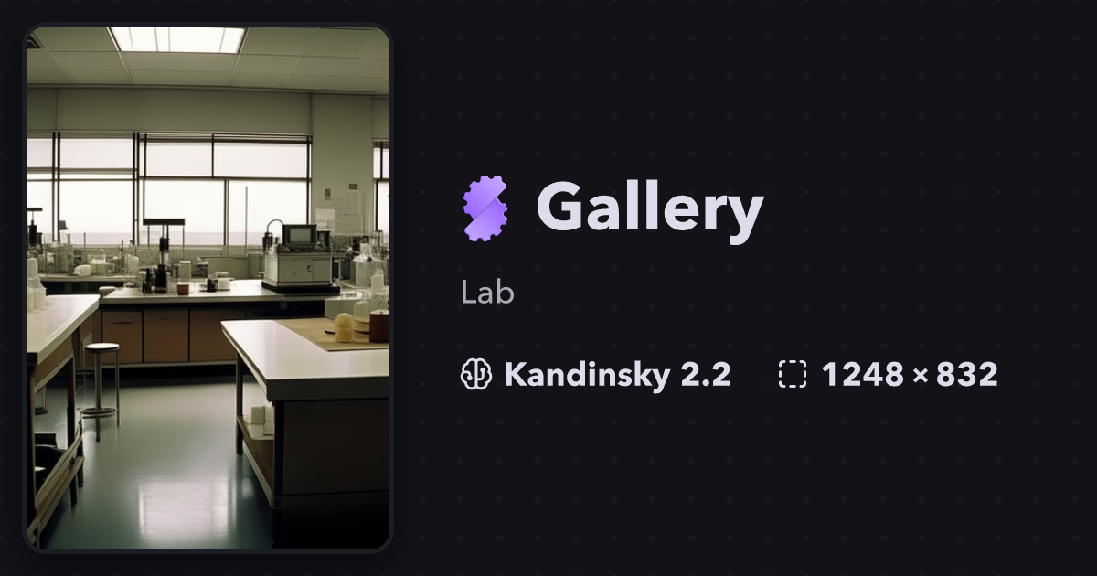 "Lab" | Gallery | Stablecog