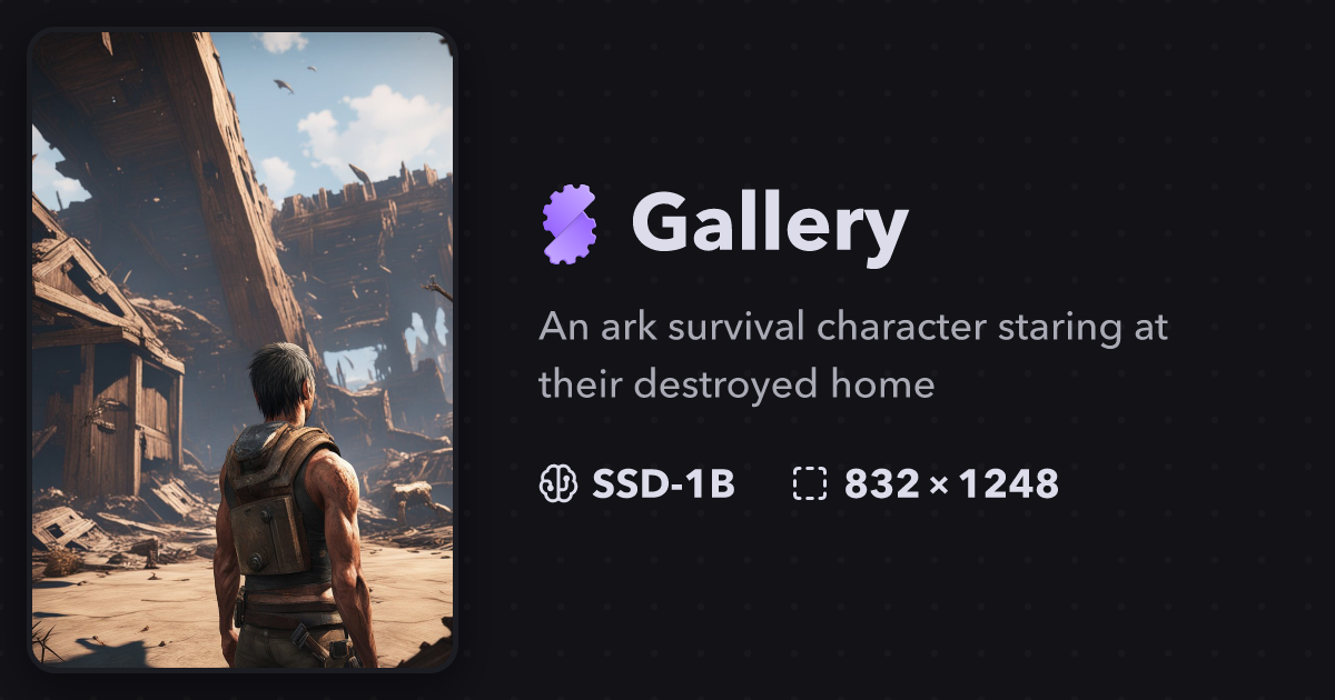 "An ark survival character staring at ..." | Gallery | Stablecog