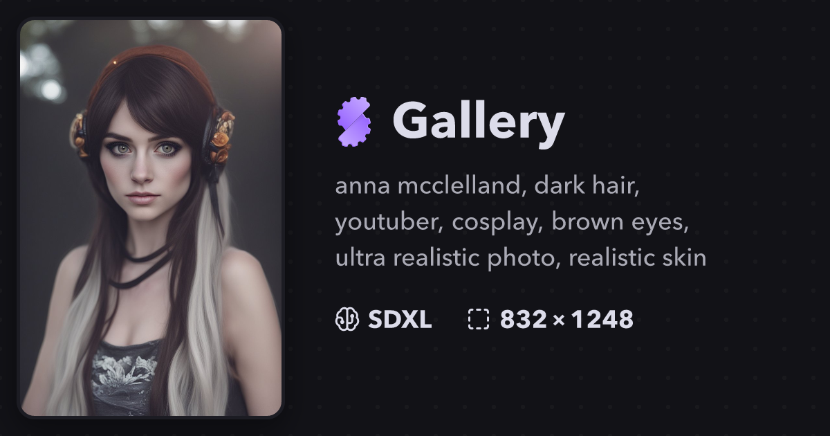 "anna mcclelland, dark hair, youtuber,..." | Gallery | Stablecog