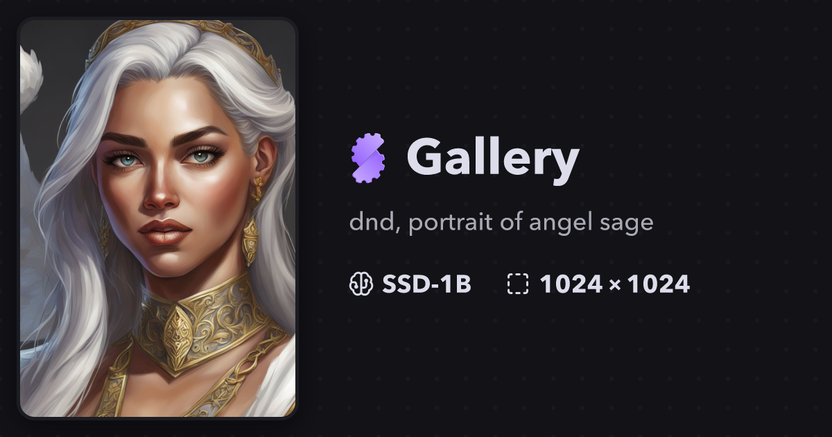 "dnd, portrait of angel sage" | Gallery | Stablecog