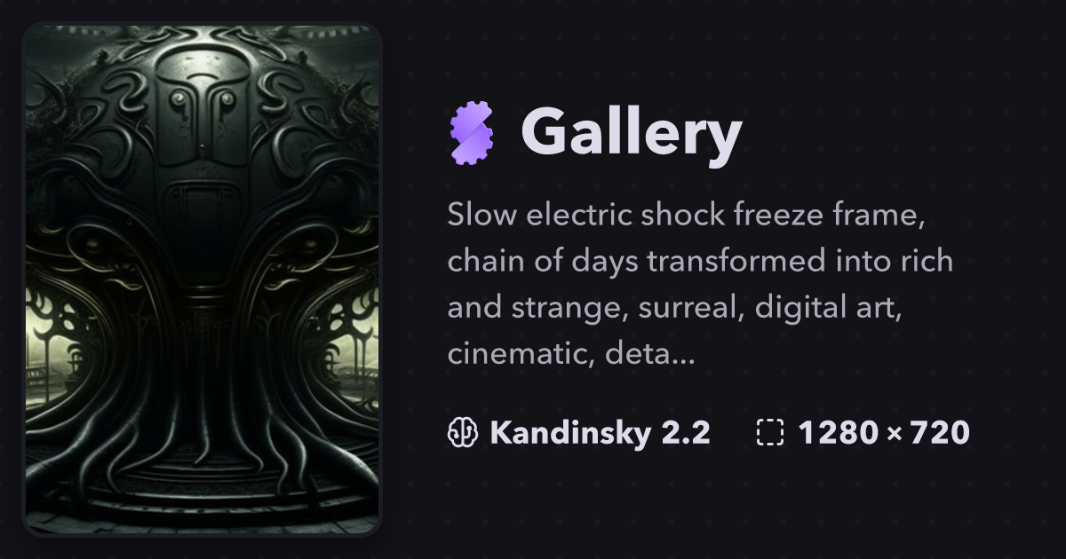 "Slow electric shock freeze frame, cha..." | Gallery | Stablecog