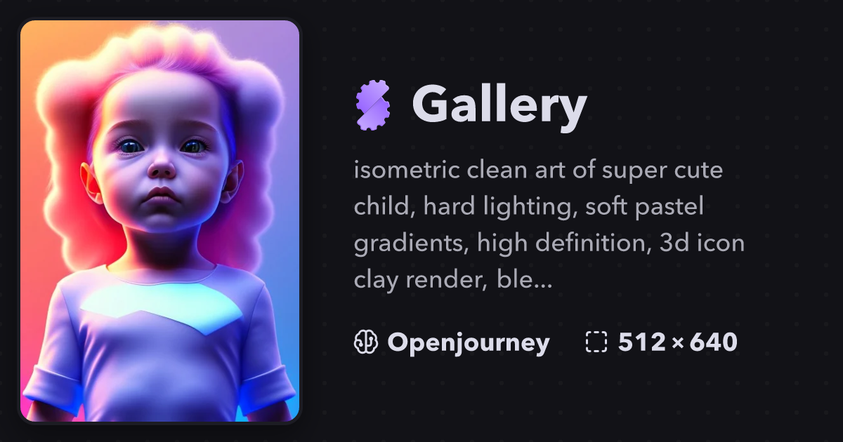 "isometric clean art of super cute child,..." | Gallery | Stablecog