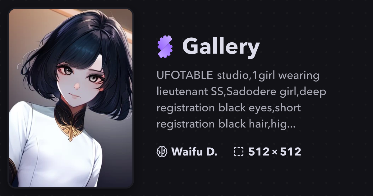 "UFOTABLE studio,1girl wearing lieuten..." | Gallery | Stablecog
