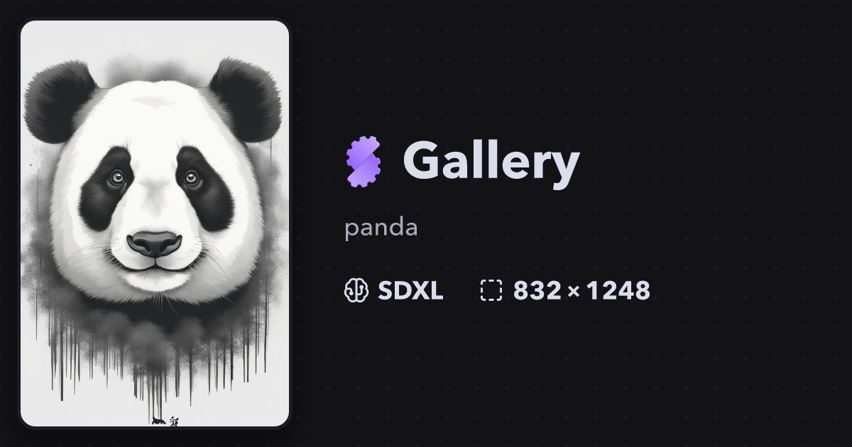 "panda" | Gallery | Stablecog