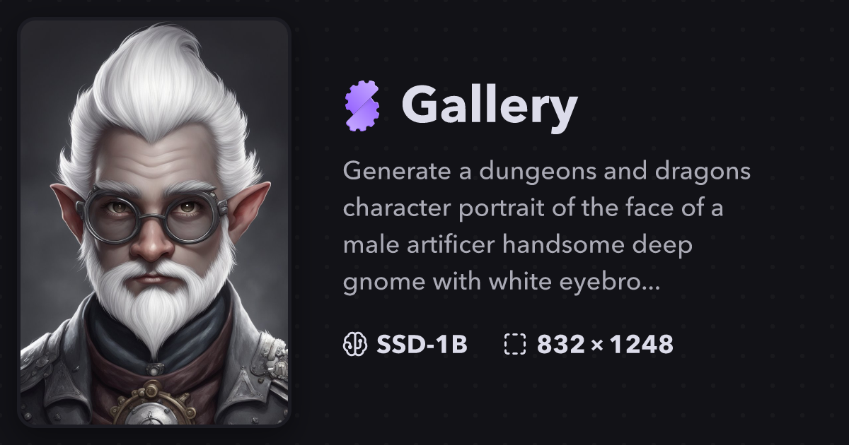 "Generate a dungeons and dragons chara..." | Gallery | Stablecog