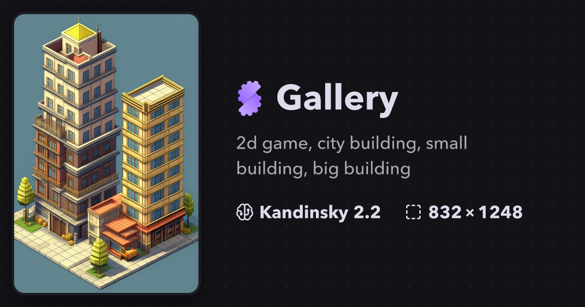 "2d game, city building, small buildin..." | Gallery | Stablecog