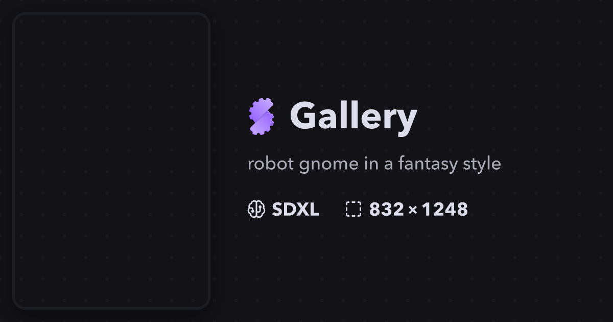 "robot gnome in a fantasy style" | Gallery | Stablecog