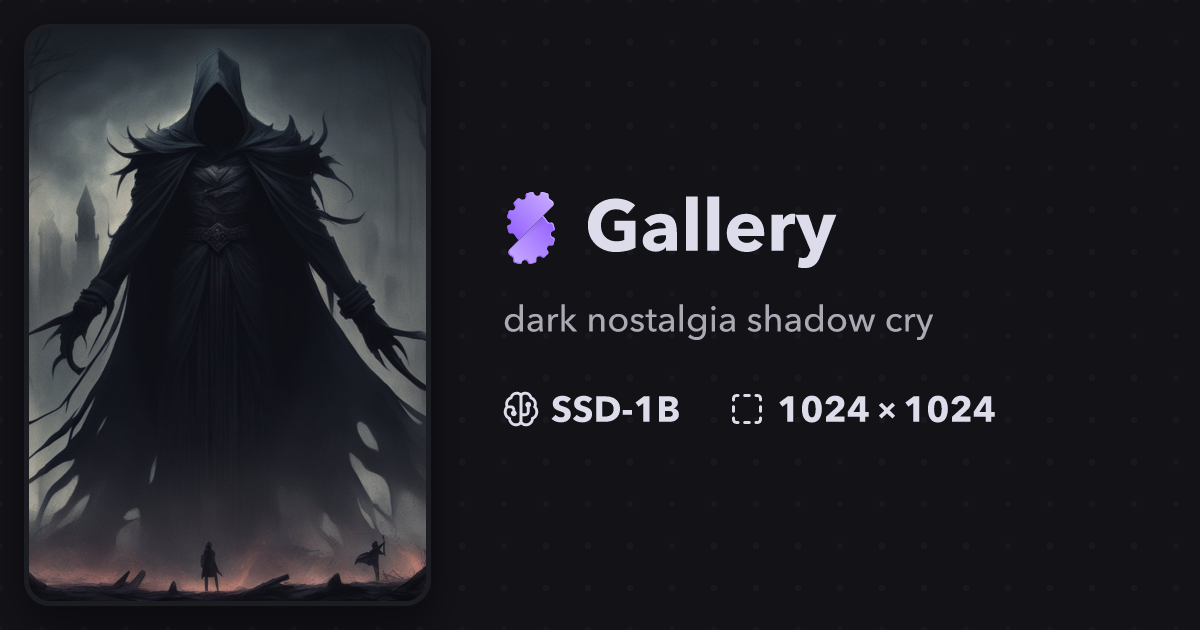 "dark nostalgia shadow cry" | Gallery | Stablecog