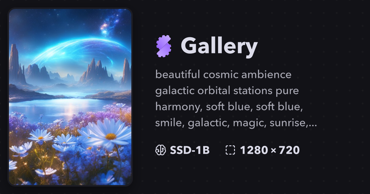 "beautiful cosmic ambience galactic or..." | Gallery | Stablecog