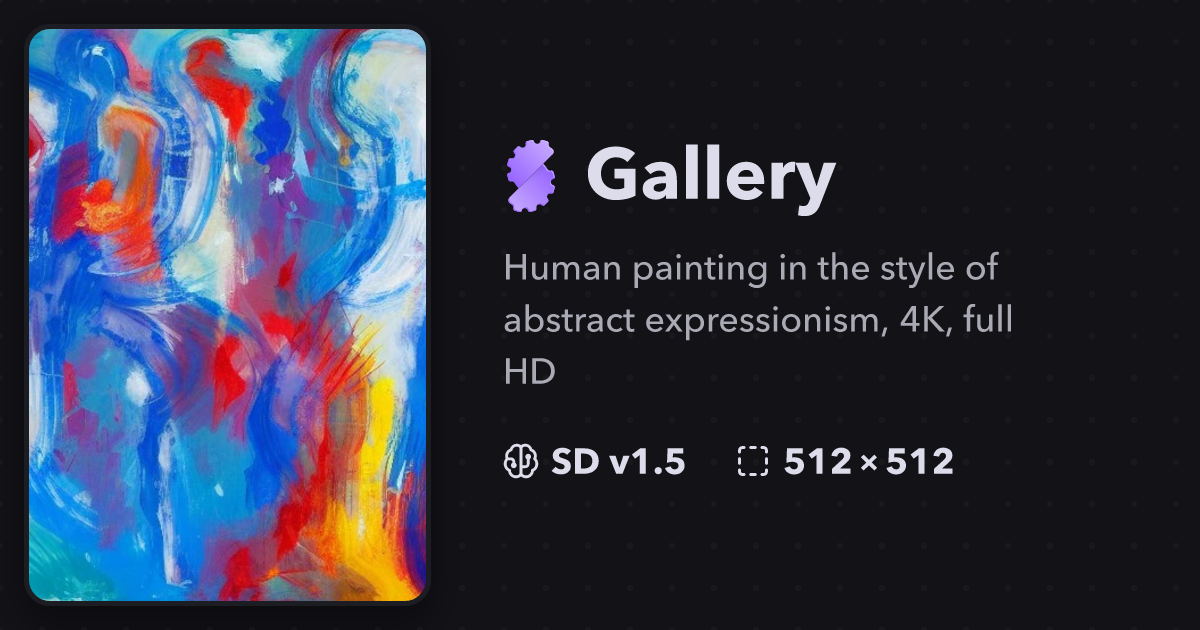 "Human painting in the style of abstract ..." | Gallery | Stablecog