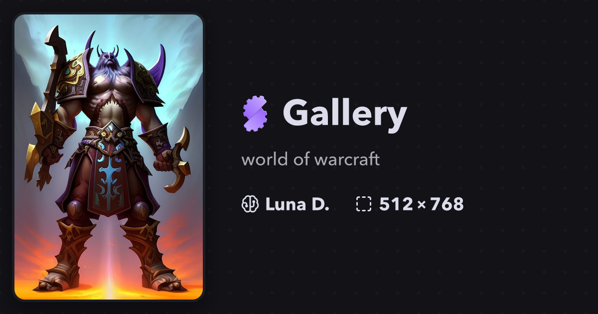 "world of warcraft" | Gallery | Stablecog