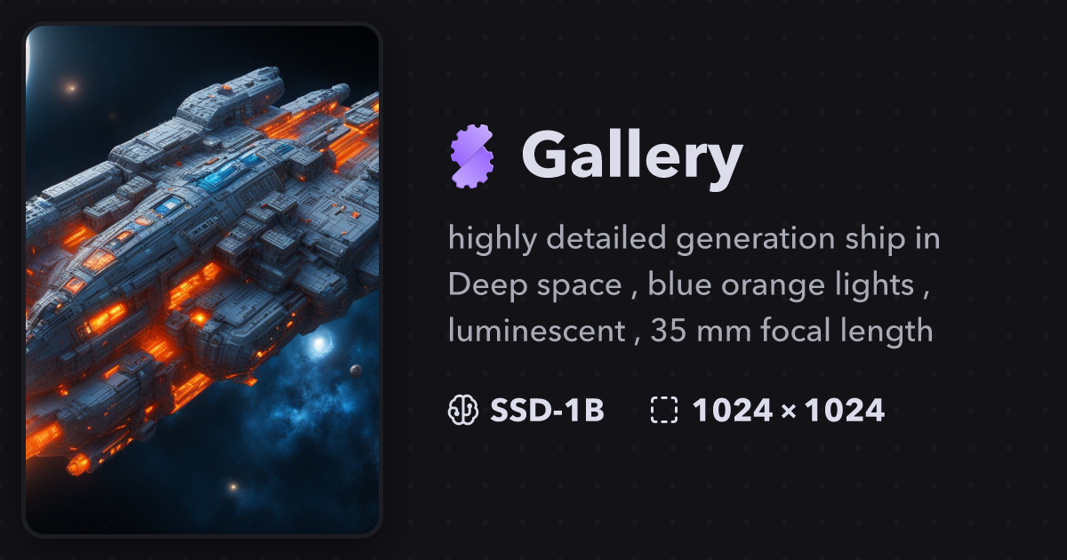 "highly detailed generation ship in Deep ..." | Gallery | Stablecog