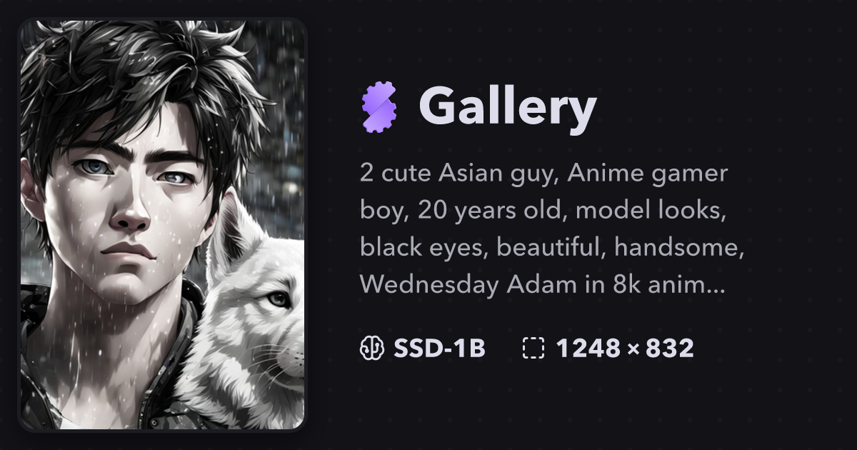 2 cute Asian guy, Anime gamer boy, 20 years old, m... | Gallery