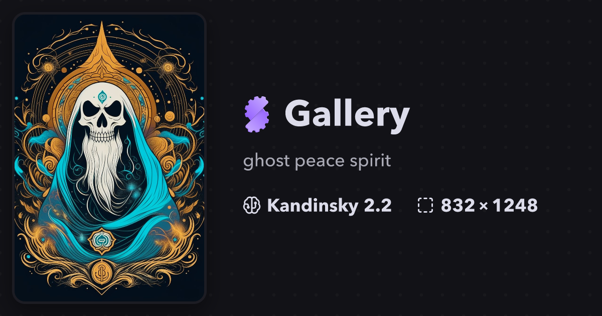 "ghost peace spirit" | Gallery | Stablecog