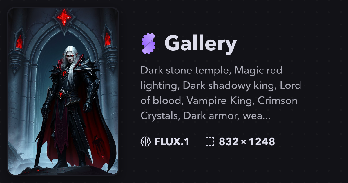 "Dark stone temple, Magic red lighting..." | Gallery | Stablecog