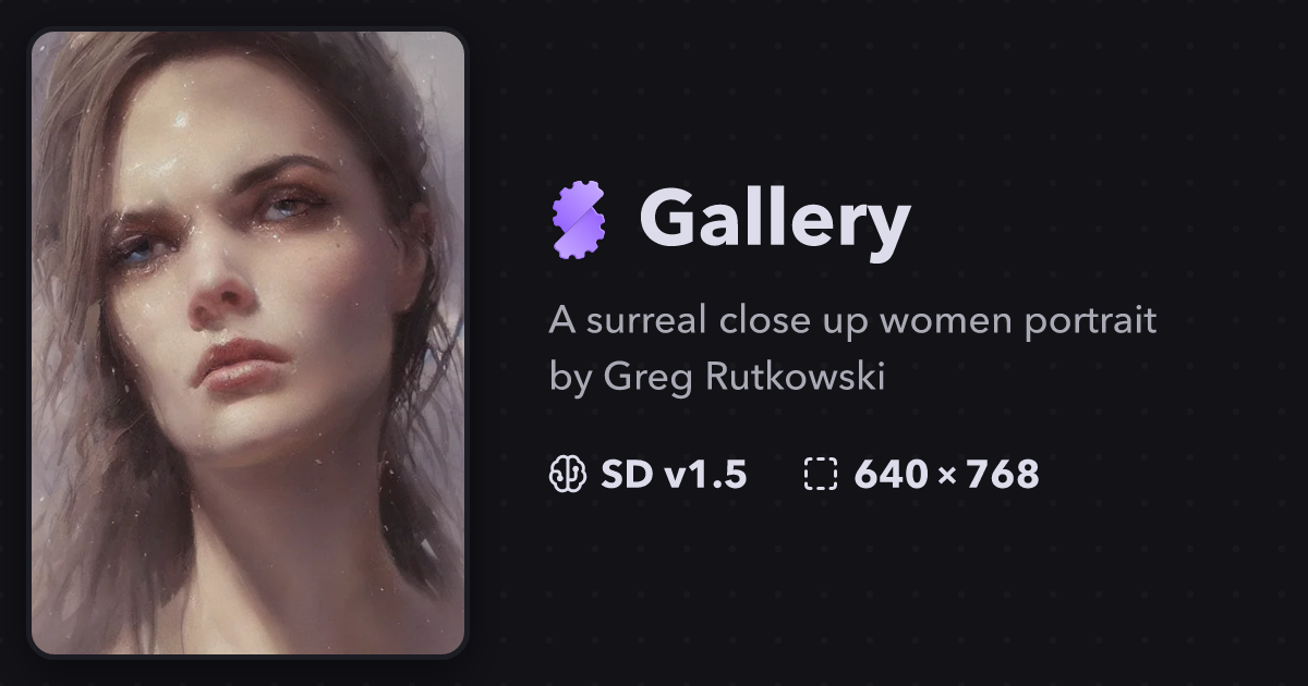 "A surreal close up women portrait by ..." | Gallery | Stablecog