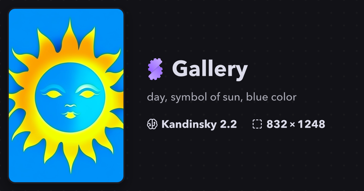 "day, symbol of sun, blue color" | Gallery | Stablecog