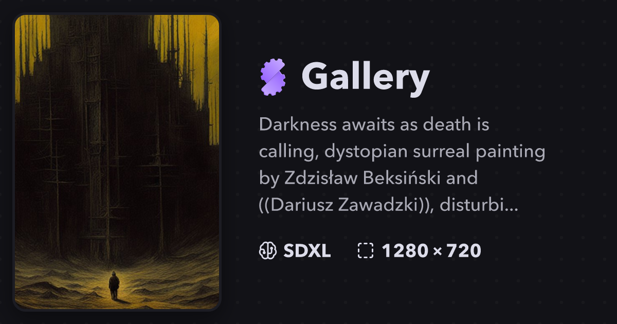 "Darkness awaits as death is calling, ..." | Gallery | Stablecog