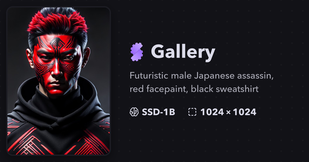 "Futuristic male Japanese assassin, re..." | Gallery | Stablecog