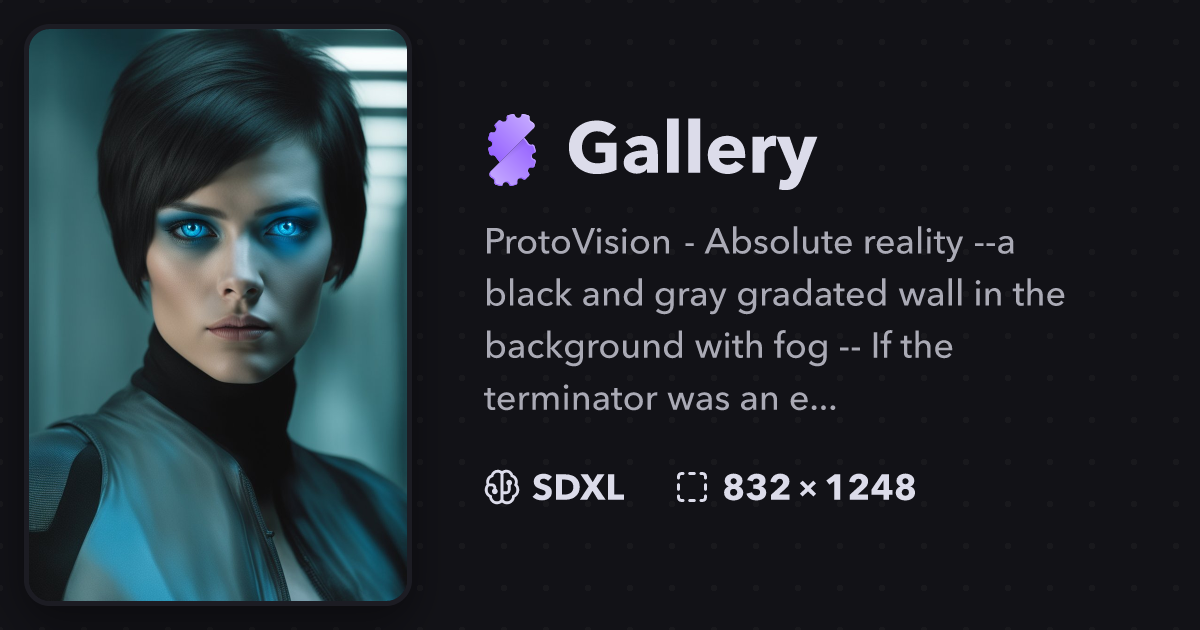 ProtoVision - Absolute reality --a black and gray ... | Gallery