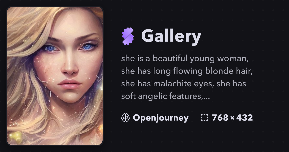 "she is a beautiful young woman, she h..." | Gallery | Stablecog