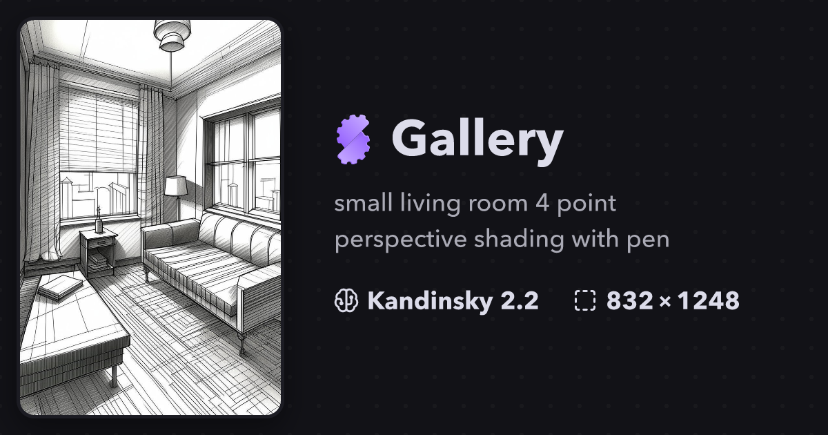 "small living room 4 point perspective..." | Gallery | Stablecog