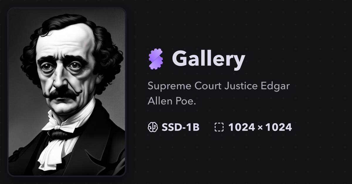 "Supreme Court Justice Edgar Allen Poe." | Gallery | Stablecog