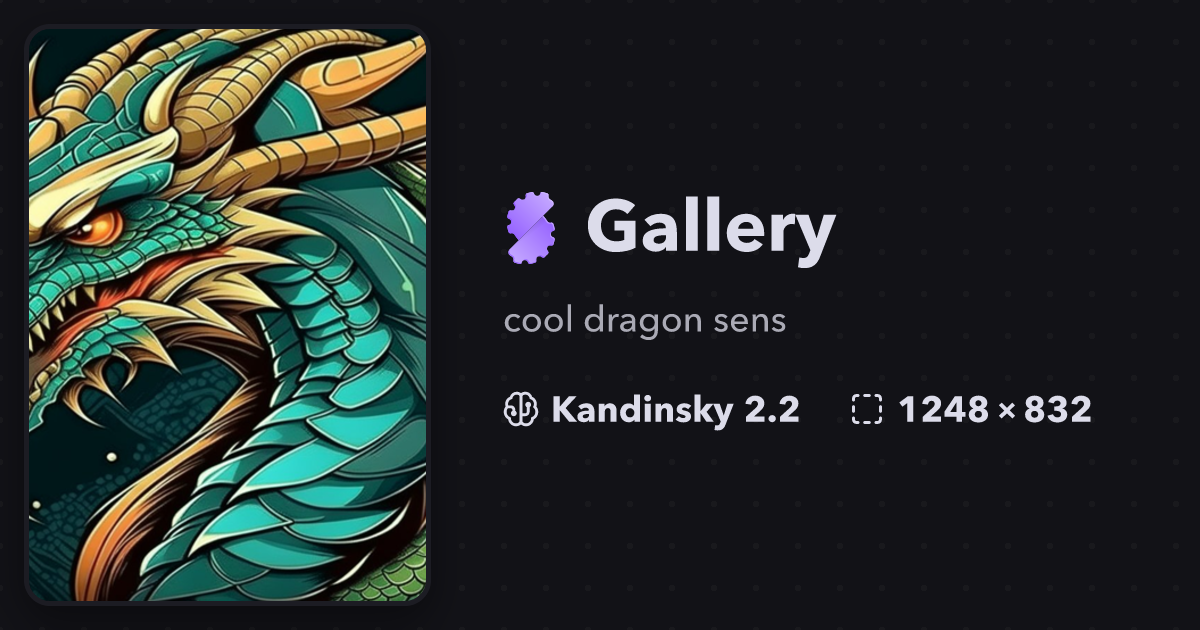 Cool dragon sens | Gallery
