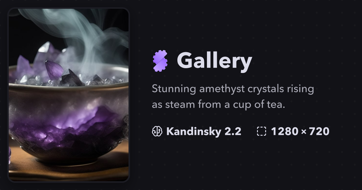 "Stunning amethyst crystals rising as ..." | Gallery | Stablecog