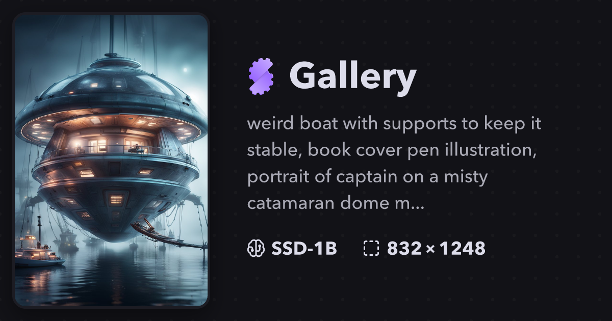 "weird boat with supports to keep it s..." | Gallery | Stablecog