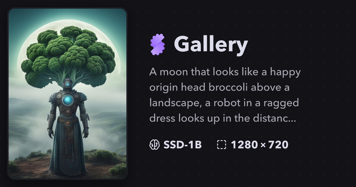 "A moon that looks like a happy origin..." | Gallery | Stablecog