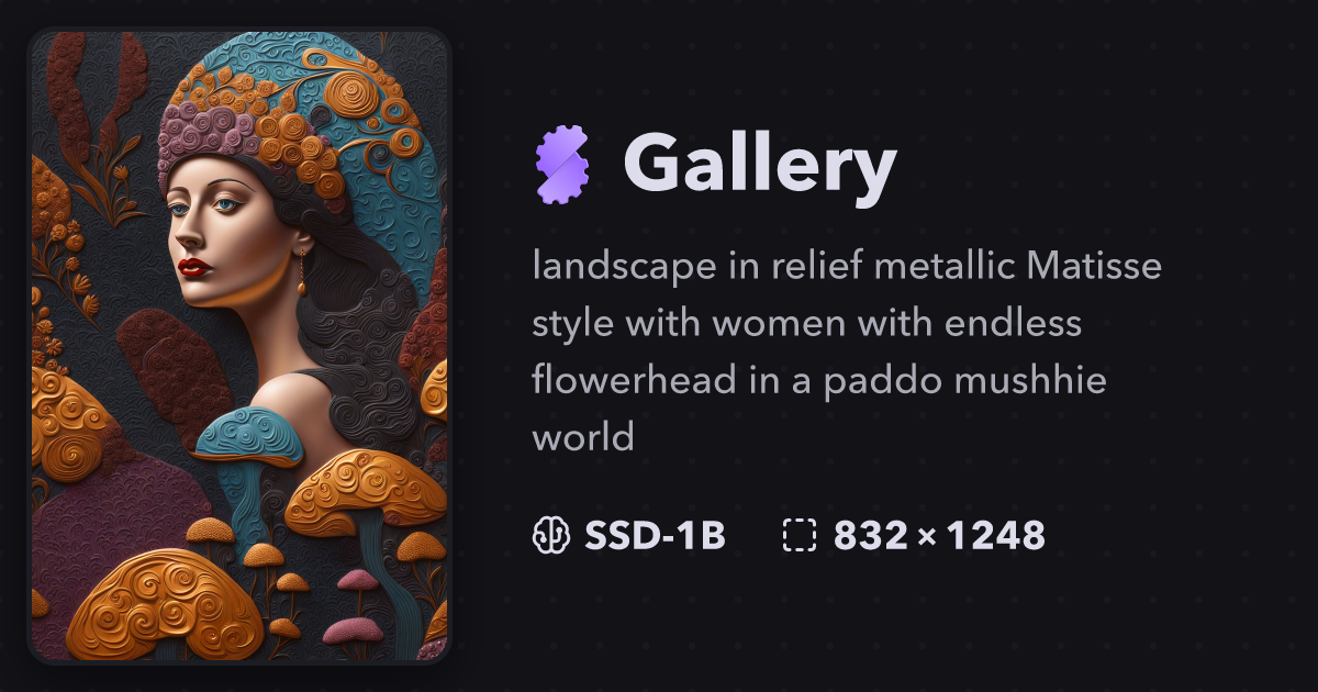 "landscape in relief metallic Matisse ..." | Gallery | Stablecog