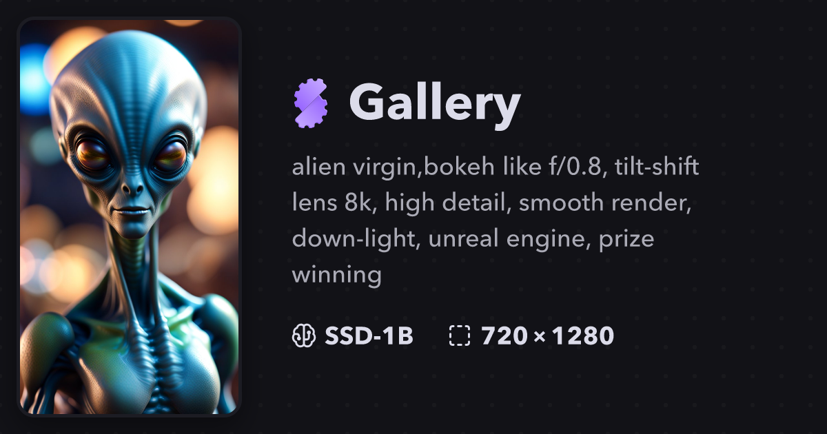 "alien virgin,bokeh like f/0.8, tilt-s..." | Gallery | Stablecog