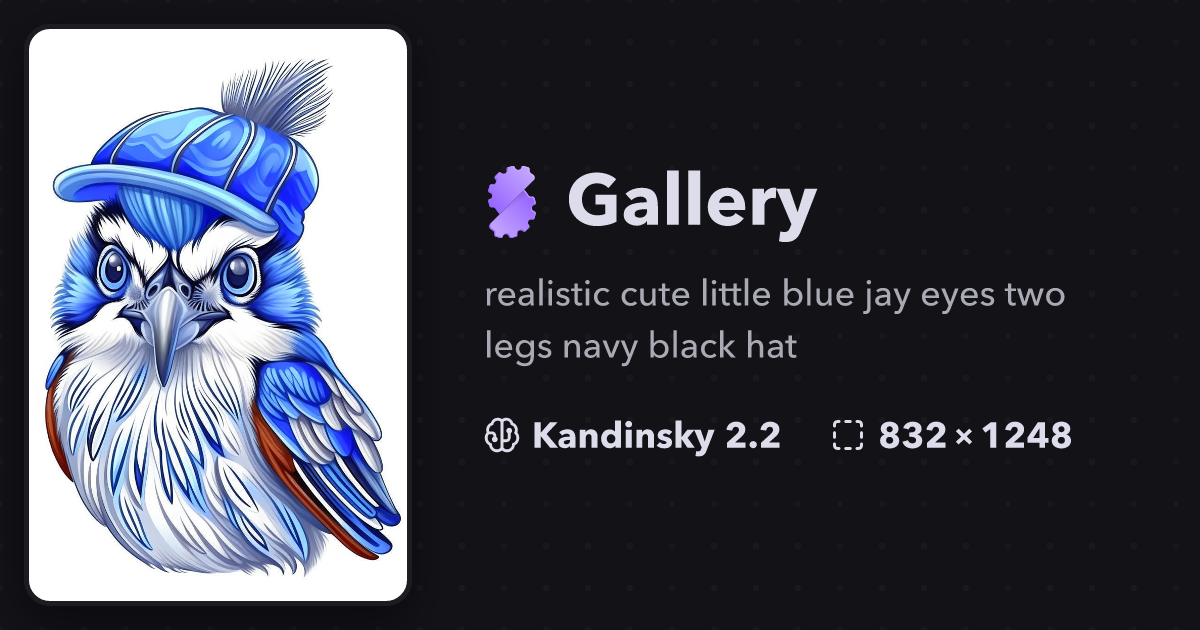 "realistic cute little blue jay eyes t..." | Gallery | Stablecog