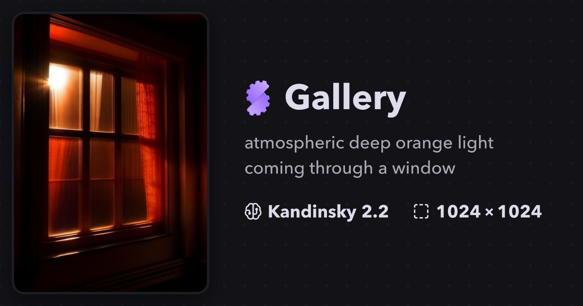 "atmospheric deep orange light coming ..." | Gallery | Stablecog