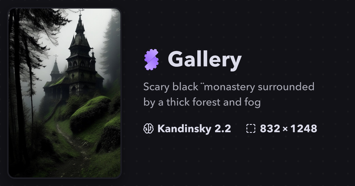 "Scary black ¨monastery surrounded by ..." | Gallery | Stablecog