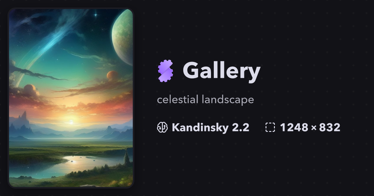 "celestial landscape" | Gallery | Stablecog