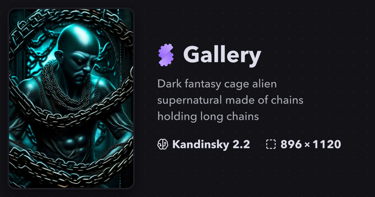 "Dark fantasy cage alien supernatural ..." | Gallery | Stablecog