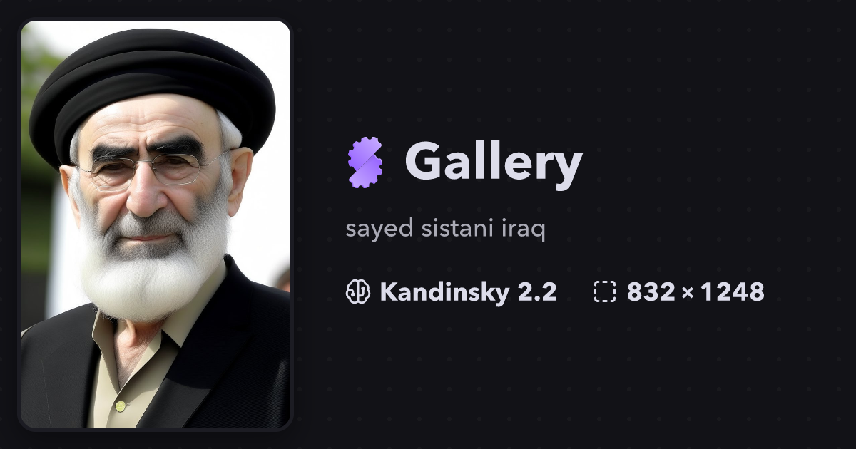"sayed sistani iraq" | Gallery | Stablecog