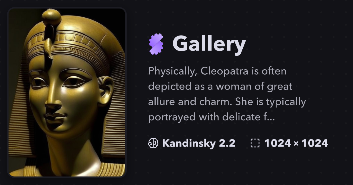 "Physically, Cleopatra is often depict..." | Gallery | Stablecog